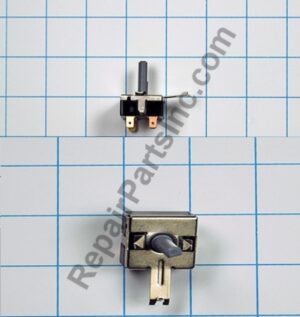 Order GE OEM, Part # WE4M519 Dryer Rotary Start Switch
